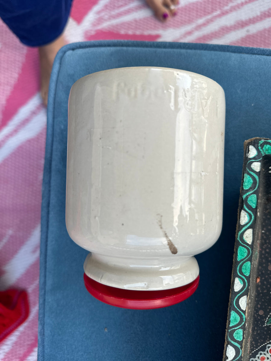 vintage LAB Lagny crcck French mustard container – DIY À GOGO