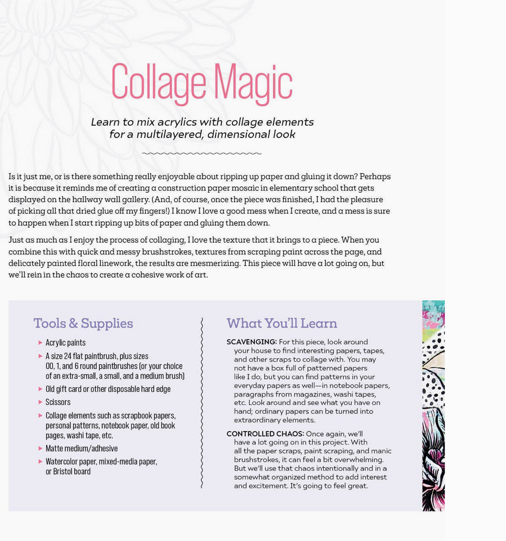 Funky Florals (how to paint workbook) – DIY À GOGO