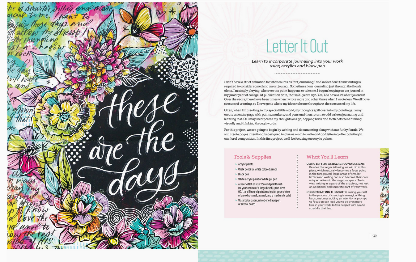 Funky Florals (how to paint workbook) – DIY À GOGO